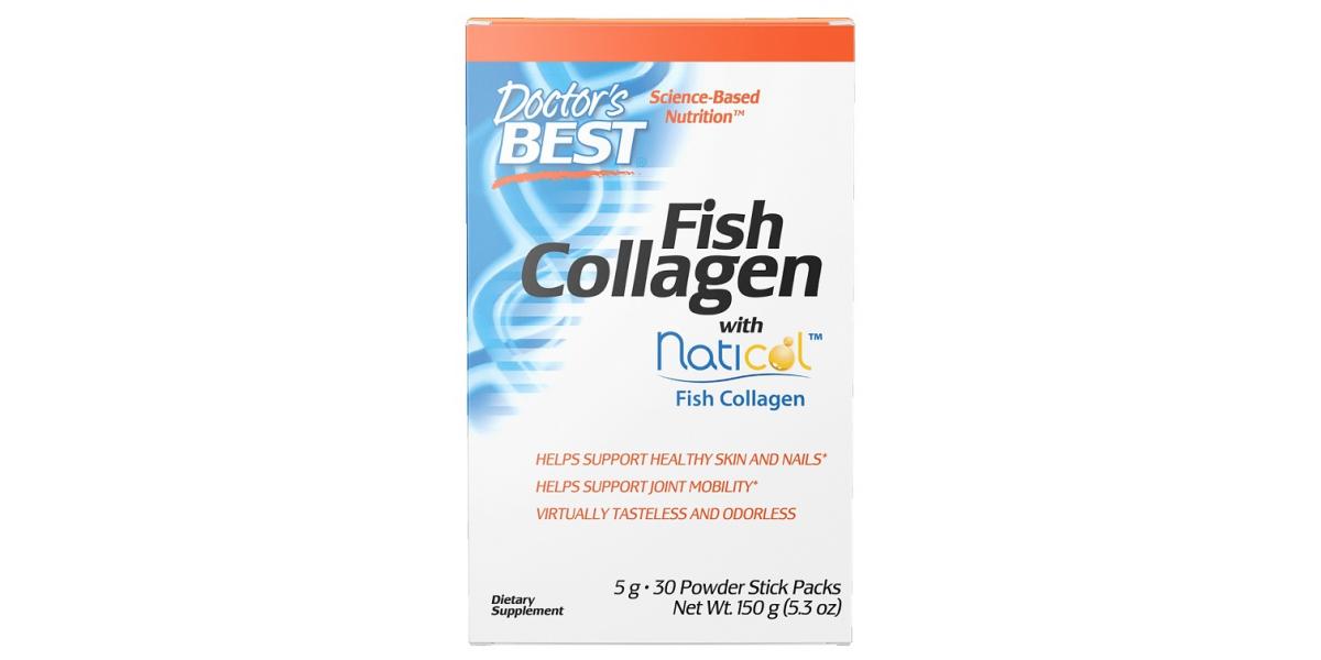 Doctor's Best Fish Collagen with Naticol Fish Collagen - 30 stick packs ...