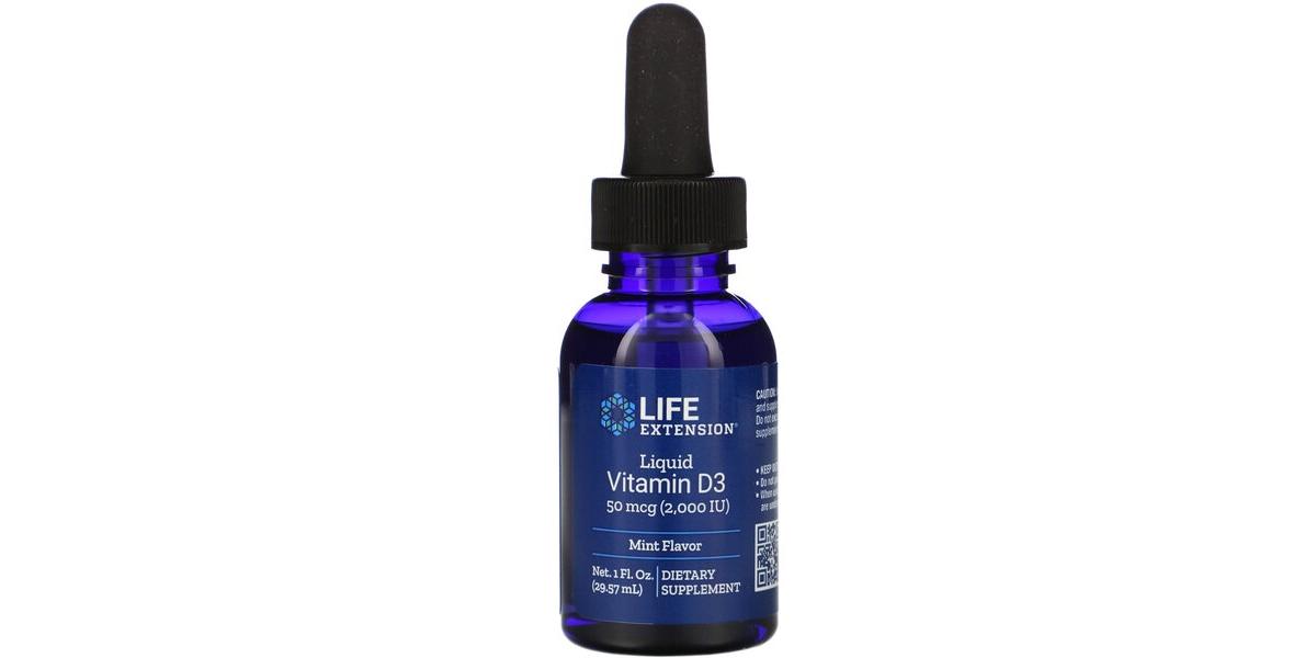 Life Extension Liquid Vitamin D3 - Bodybuilding and Sports Supplements