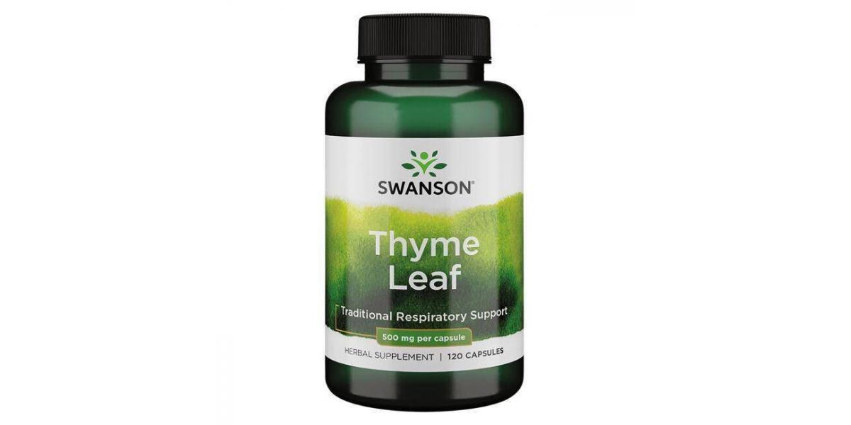 Swanson Thyme Leaf, 500mg - 120 caps - Bodybuilding and Sports Supplements
