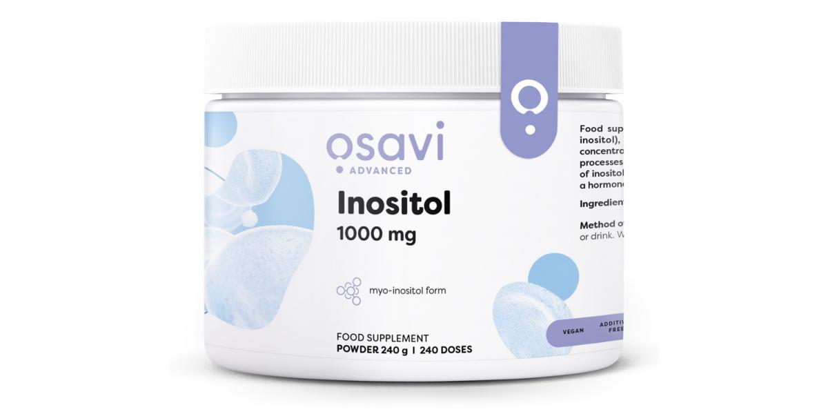 Osavi Inositol Powder, 1000mg - 240 grams - Bodybuilding and Sports ...