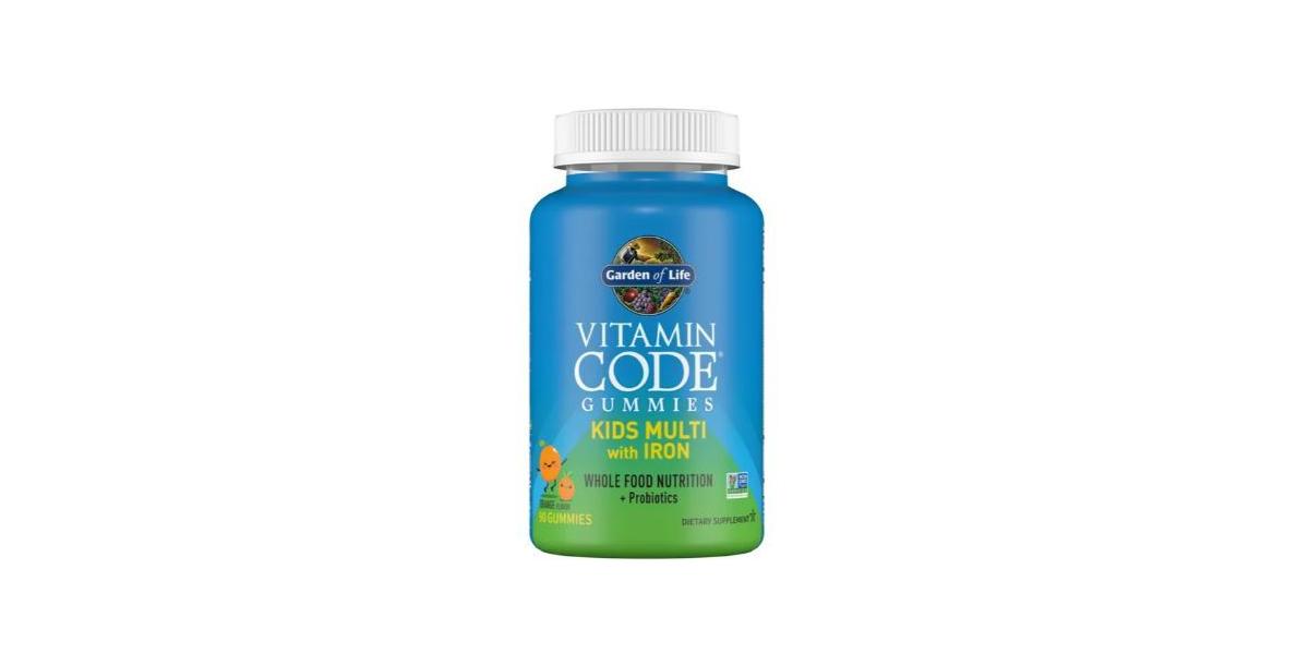 Garden of Life Vitamin Code Kids Multi with Iron Gummies, Orange - 90 ...