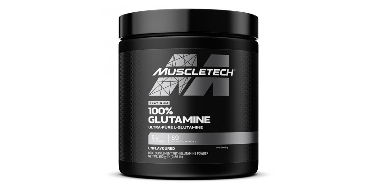 MuscleTech Platinum 100% Glutamine - 300 grams - Bodybuilding and ...