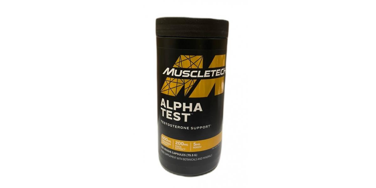 MuscleTech Alpha Test - 120 vcaps - Bodybuilding and Sports Supplements