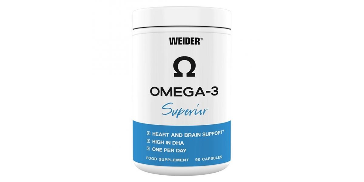 Weider Omega 3 Superior - 90 caps - Bodybuilding and Sports Supplements