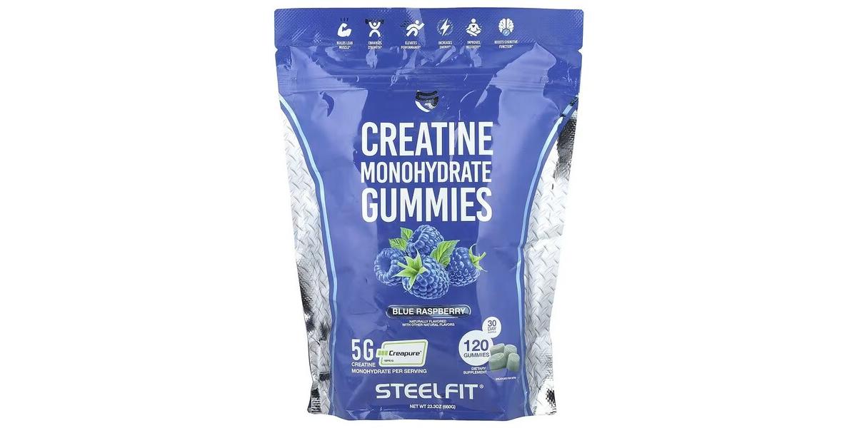 SteelFit Creatine Monohydrate Gummies - Bodybuilding and Sports Supplements