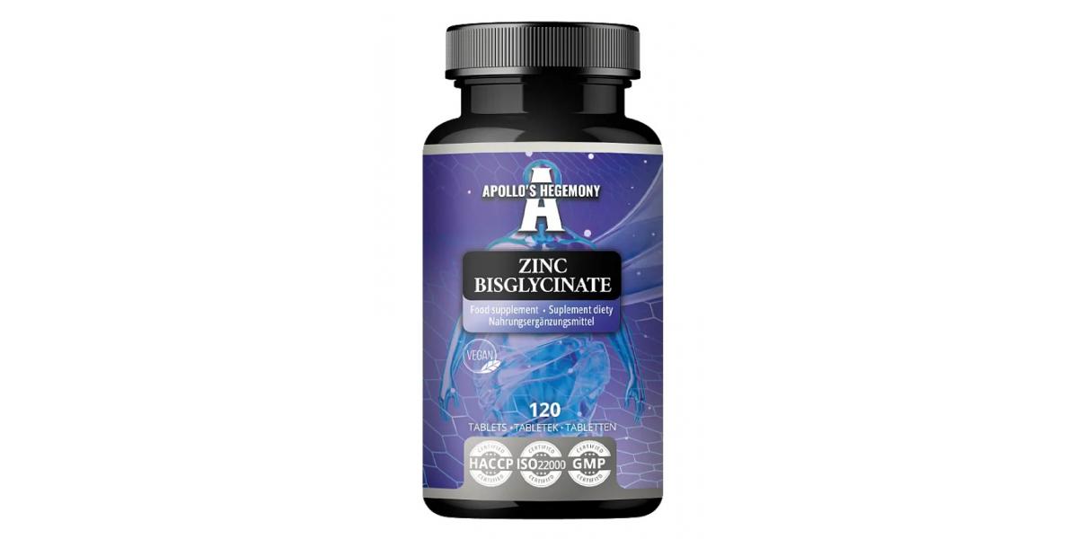 Apollo's Hegemony Zinc Bisglycinate - 120 tablets - Bodybuilding and ...