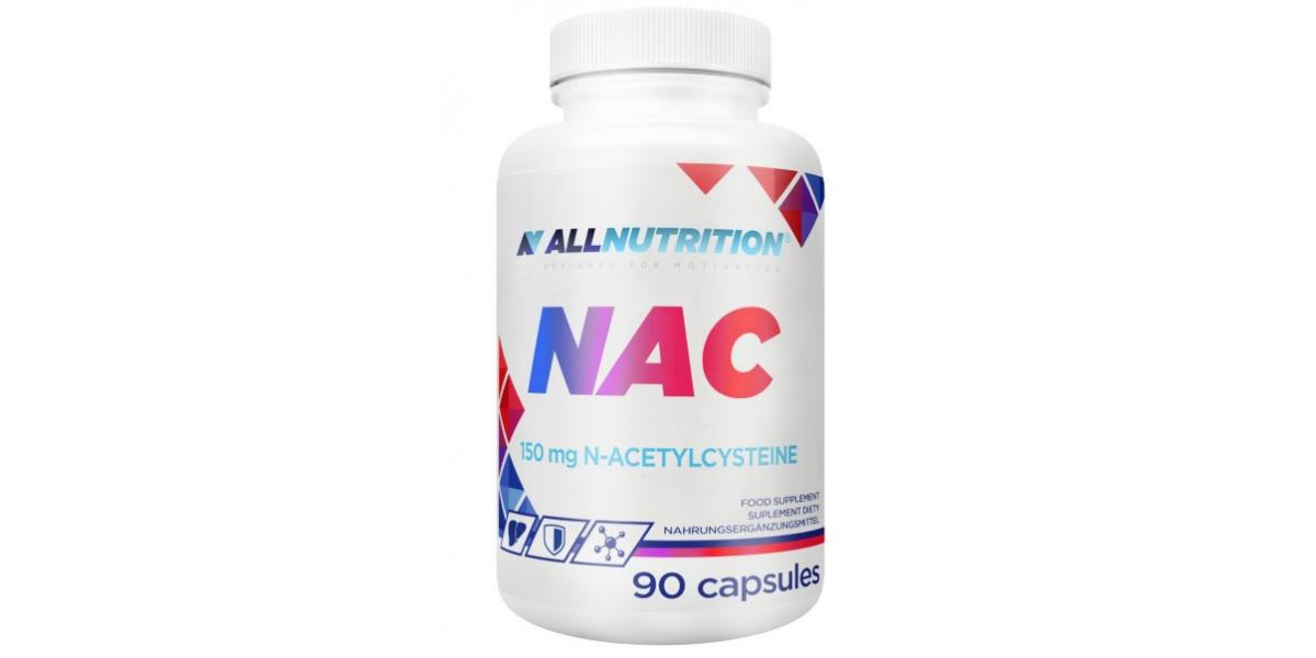 Allnutrition NAC, 150mg - 90 caps - Bodybuilding and Sports Supplements