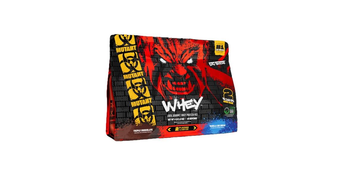 Mutant Mutant Whey 2 Flavours, Triple Chocolate & Vanilla Ice Cream ...
