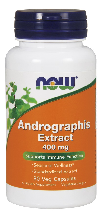 NOW Foods Andrographis Extract, 400mg - 90 vcaps - Bodybuilding and ...