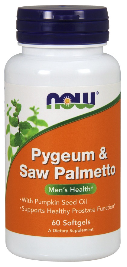 NOW Foods Pygeum & Saw Palmetto - Bodybuilding and Sports Supplements