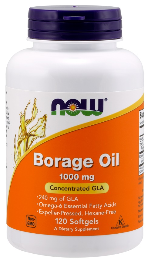 NOW Foods Borage Oil - Bodybuilding and Sports Supplements