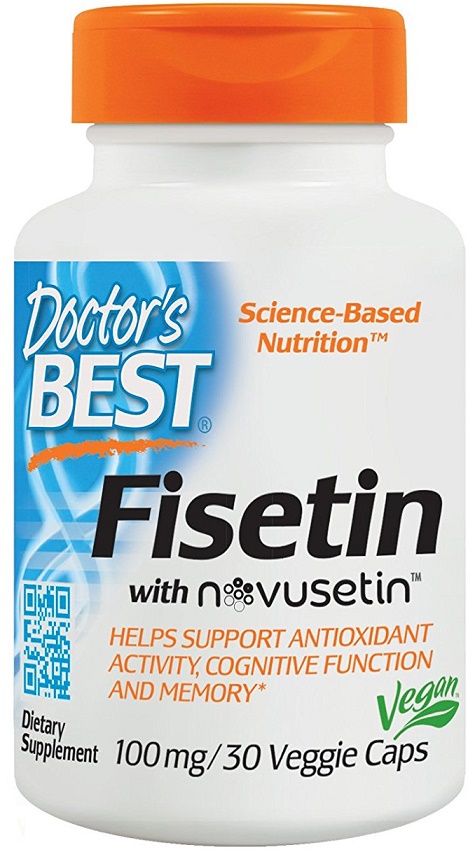 Doctor's Best Fisetin with Novusetin, 100mg - 30 vcaps - Bodybuilding ...