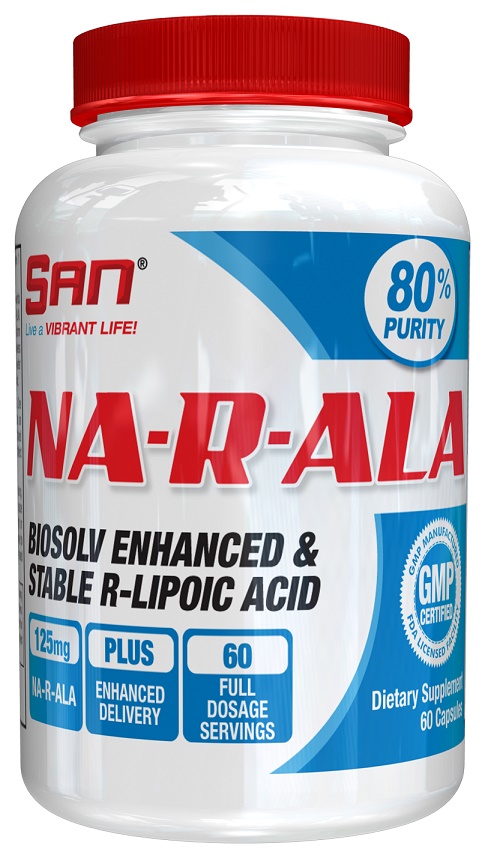SAN NA-R-ALA, 125mg - 60 caps - Bodybuilding and Sports Supplements