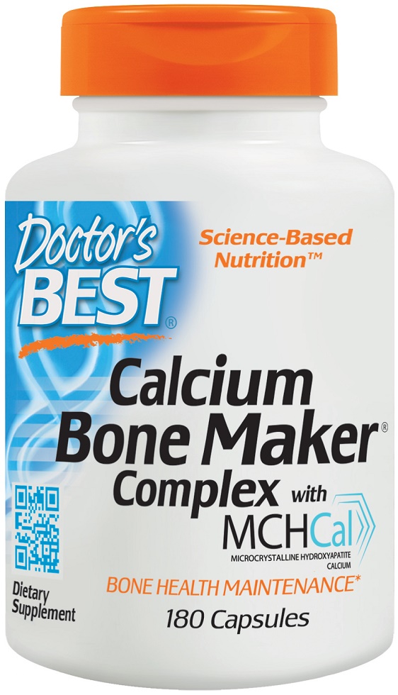 Doctor's Best Calcium Bone Maker Complex with MCHCal - 180 caps ...