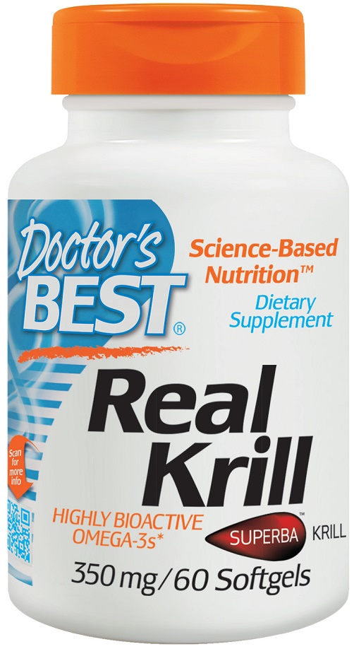 Doctor's Best Real Krill, 350mg - 60 softgels - Bodybuilding and Sports ...