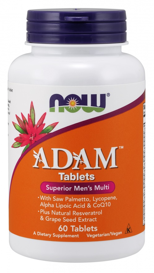 NOW Foods ADAM Multi-Vitamin for Men - Bodybuilding and Sports Supplements
