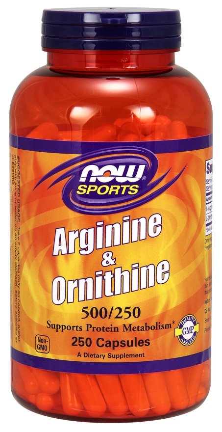 NOW Foods Arginine & Ornithine - Bodybuilding and Sports Supplements