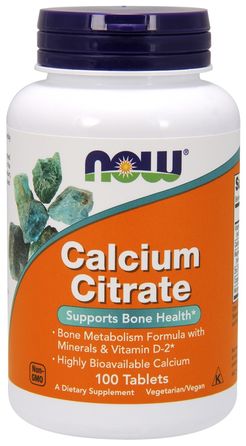 NOW Foods Calcium Citrate with Minerals & Vitamin D-2 - Bodybuilding ...