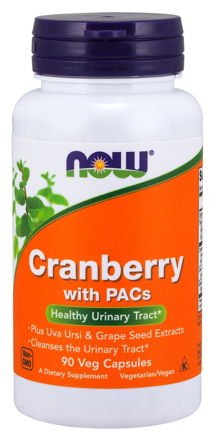 NOW Foods Cranberry with PACs - 90 vcaps - Bodybuilding and Sports ...