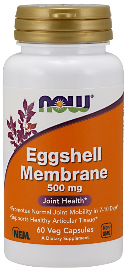 NOW Foods Eggshell Membrane, 500mg - 60 vcaps - Bodybuilding and Sports ...