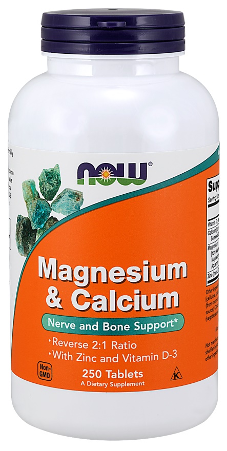 NOW Foods Magnesium & Calcium with Zinc and Vitamin D3 - Bodybuilding ...