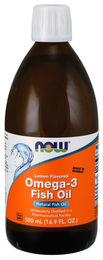 NOW Foods Omega-3 Fish Oil Liquid - Bodybuilding and Sports Supplements