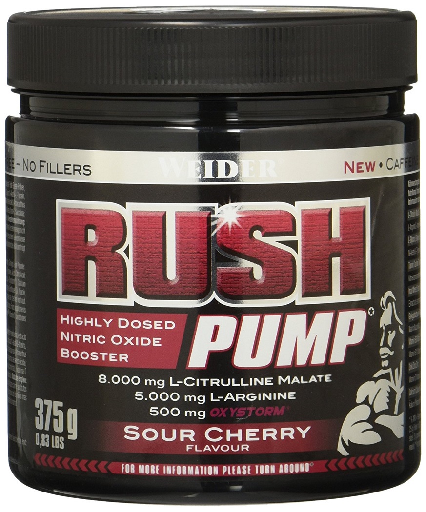 Weider Rush Pump, Sour Cherry - 375 grams - Bodybuilding and Sports ...