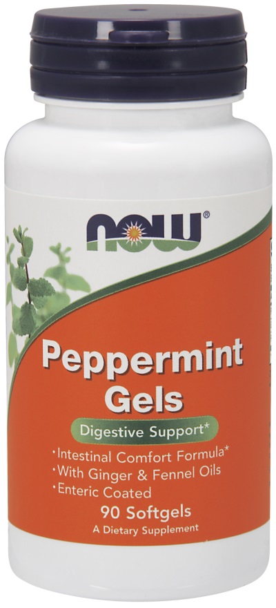 NOW Foods Peppermint Gels - 90 softgels - Bodybuilding and Sports ...