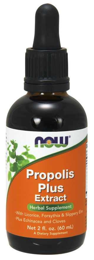 NOW Foods Propolis Plus Extract - 60 ml. - Bodybuilding and Sports ...