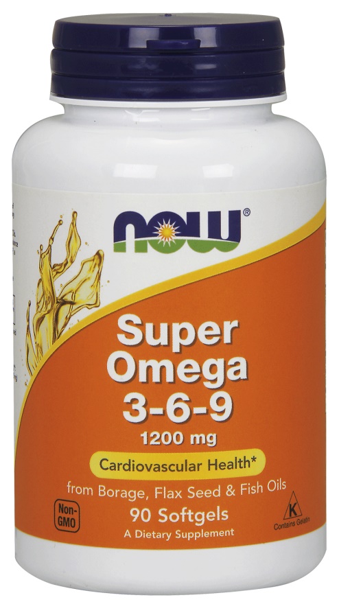 NOW Foods Super Omega 3-6-9 - Bodybuilding and Sports Supplements
