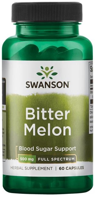 Swanson Bitter Melon, 500mg - 60 caps - Bodybuilding and Sports Supplements