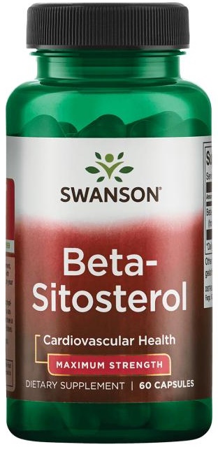 Swanson Beta-Sitosterol, Maximum Strength - 60 caps - Bodybuilding and ...