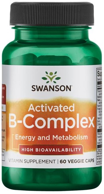 Swanson Activated B-Complex - 60 vcaps - Bodybuilding and Sports ...