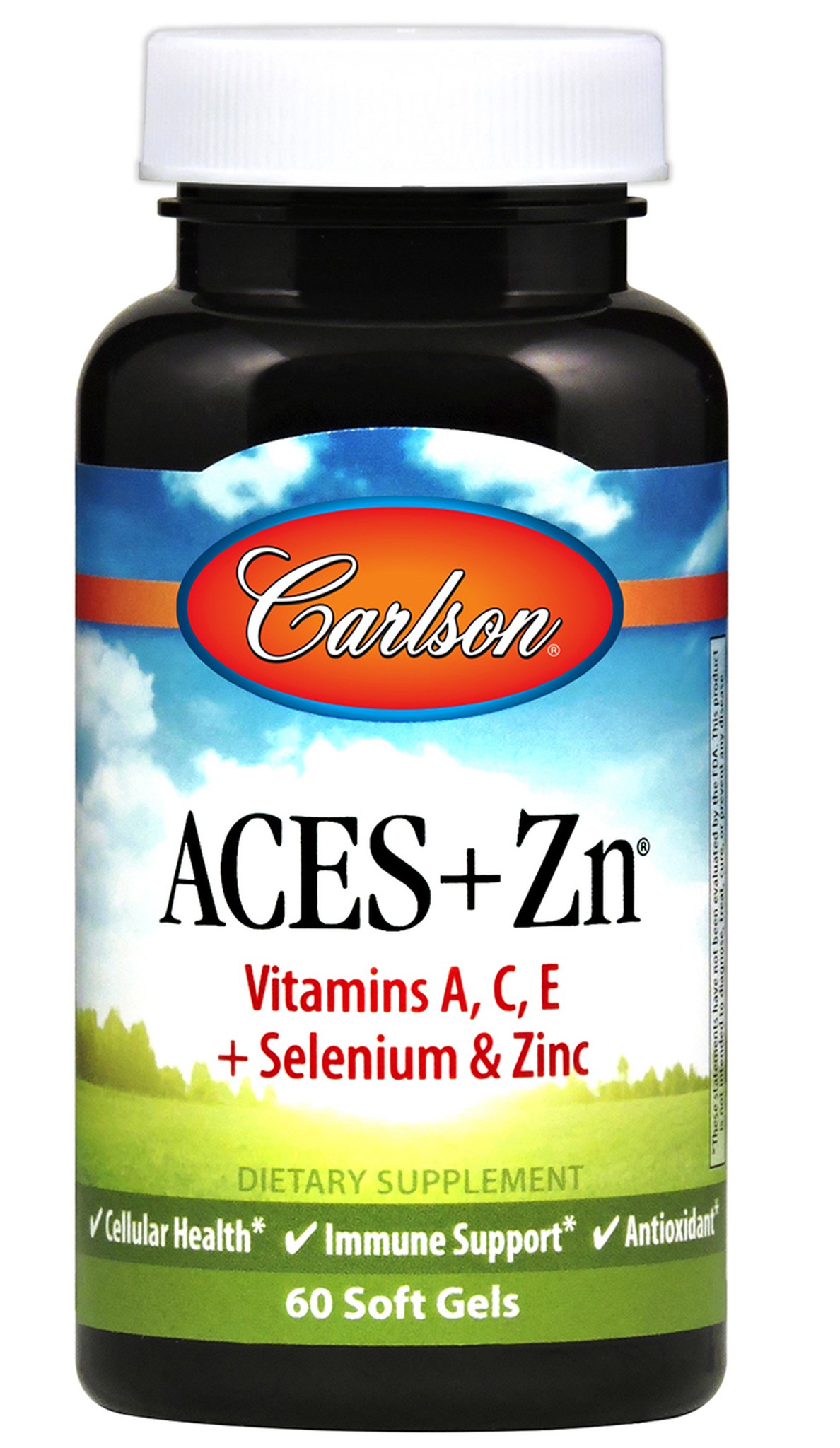 Carlson Labs ACES + Zn - 60 softgels - Bodybuilding and Sports Supplements