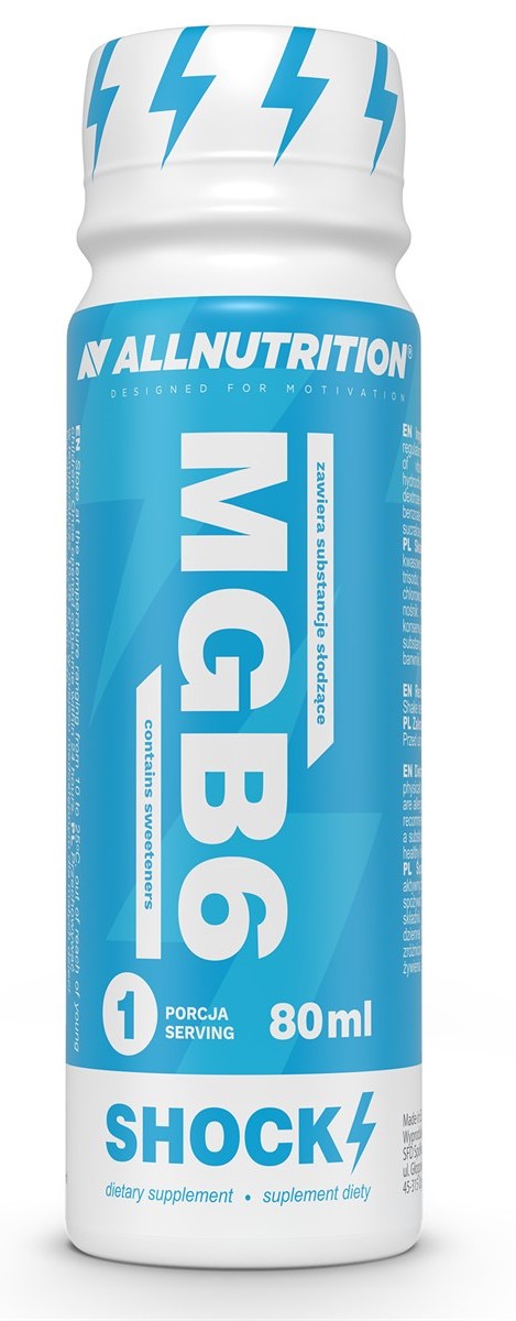 Allnutrition MGB6 Shock - 12 x 80 ml. - Bodybuilding and Sports Supplements