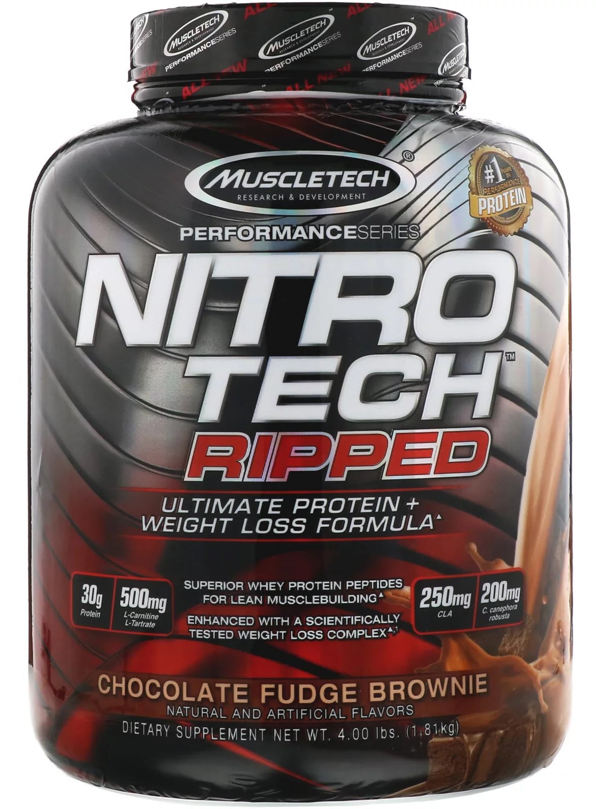 MuscleTech Nitro-Tech Ripped - Bodybuilding and Sports Supplements