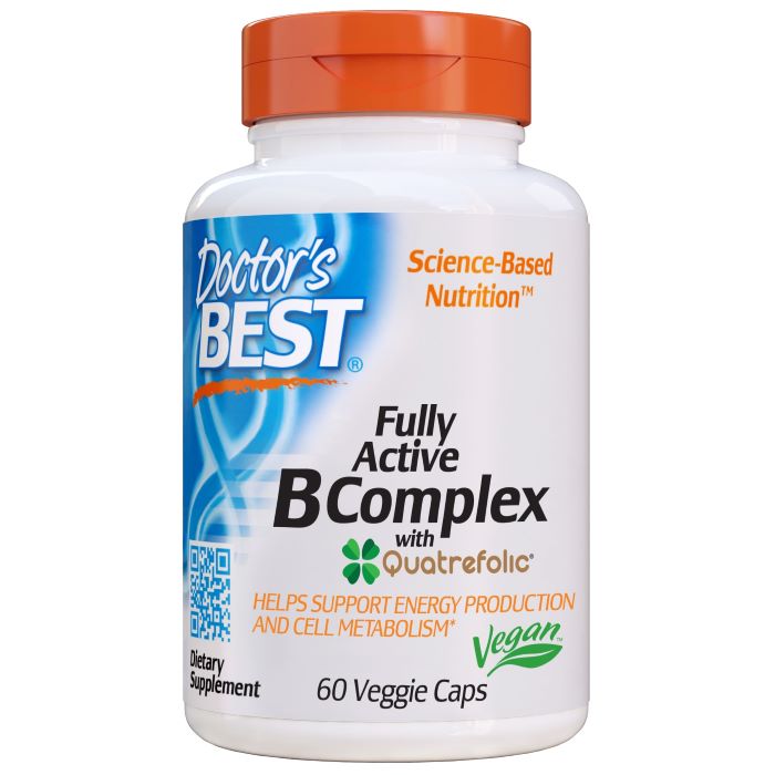 Doctor's Best Fully Active B-Complex with Quatrefolic - Bodybuilding ...