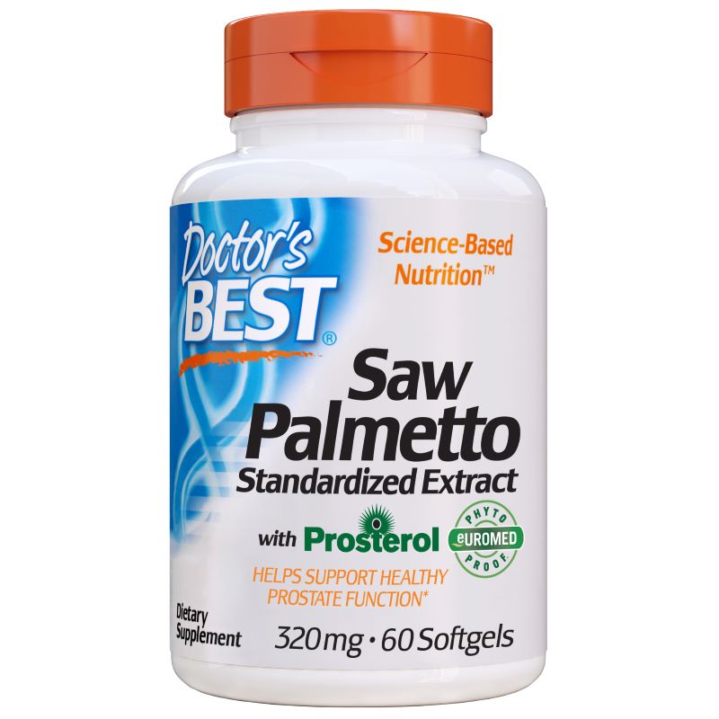 Doctor's Best Saw Palmetto Standardized Extract with Prosterol ...