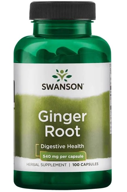 Swanson Ginger Root, 540mg - 100 caps - Bodybuilding and Sports Supplements