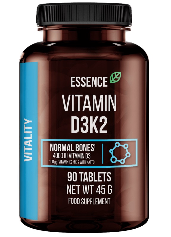 Essence Nutrition Vitamin D3K2 - Bodybuilding and Sports Supplements