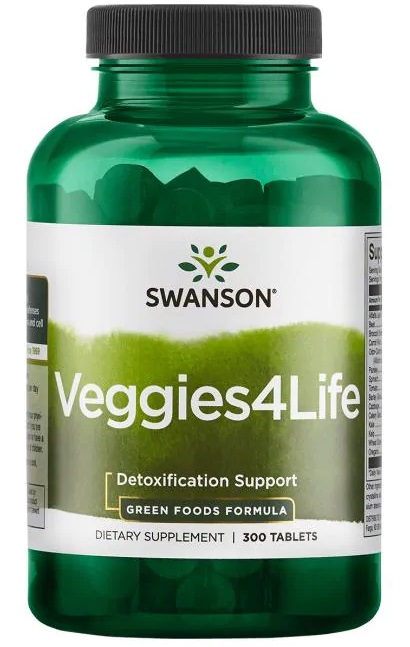 Swanson Veggies4Life - 300 tablets - Bodybuilding and Sports Supplements
