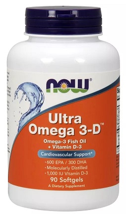 NOW Foods Ultra Omega 3-D with Vitamin D-3 - Bodybuilding and Sports ...