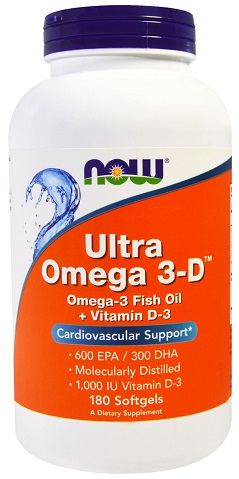 NOW Foods Ultra Omega 3-D with Vitamin D-3 - Bodybuilding and Sports ...