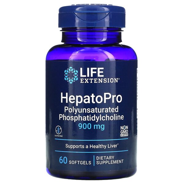 Life Extension HepatoPro Polyunsaturated Phosphatidylcholine, 900mg ...