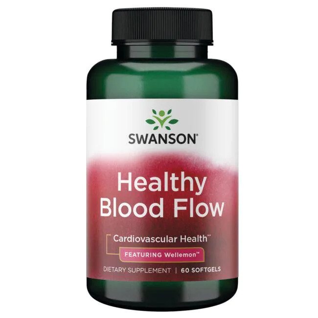 Swanson Healthy Blood Flow - 60 softgels - Bodybuilding and Sports ...
