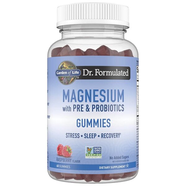 Garden of Life Dr. Formulated Magnesium with Pre & Probiotics Gummies ...