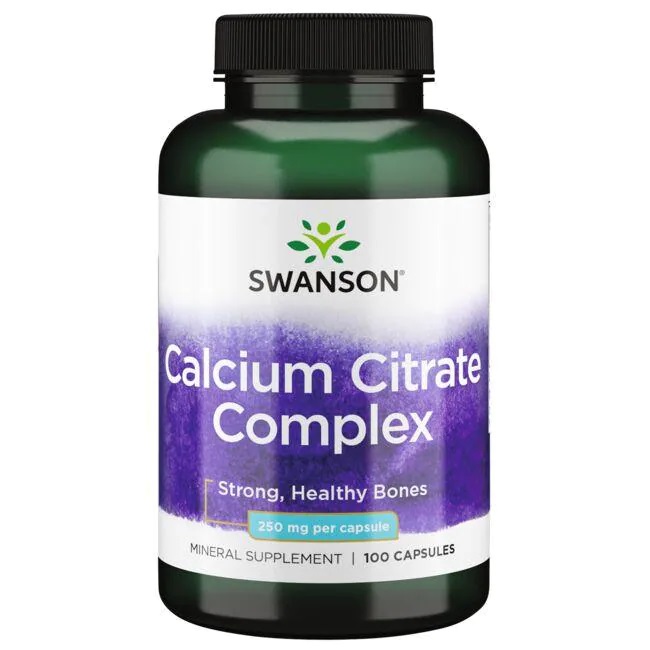 Swanson Calcium Citrate Complex - Bodybuilding and Sports Supplements