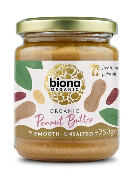 Biona Organic Peanut Butter - Bodybuilding and Sports Supplements