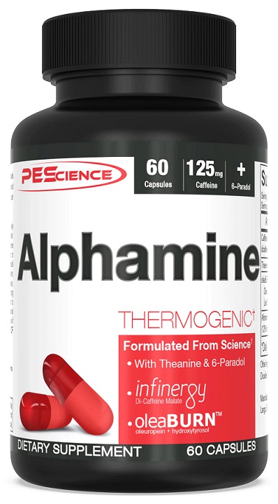 PEScience Alphamine - 60 caps - Bodybuilding and Sports Supplements