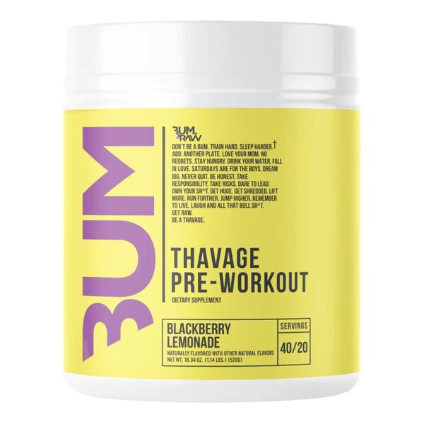 Raw Nutrition Thavage Pre-Workout - Bodybuilding and Sports Supplements